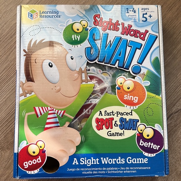 Toys | Learning Resources Sight Word Swat Childrens Game For Ages 5 ...